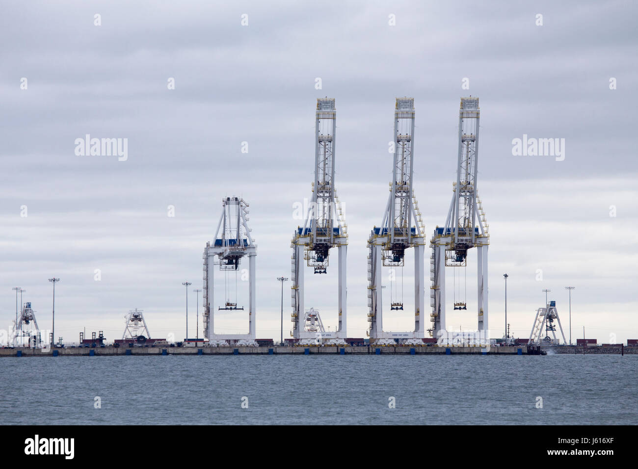 Shipyard Loading Dock Containers Vancouver Canada unload Stock Photo ...