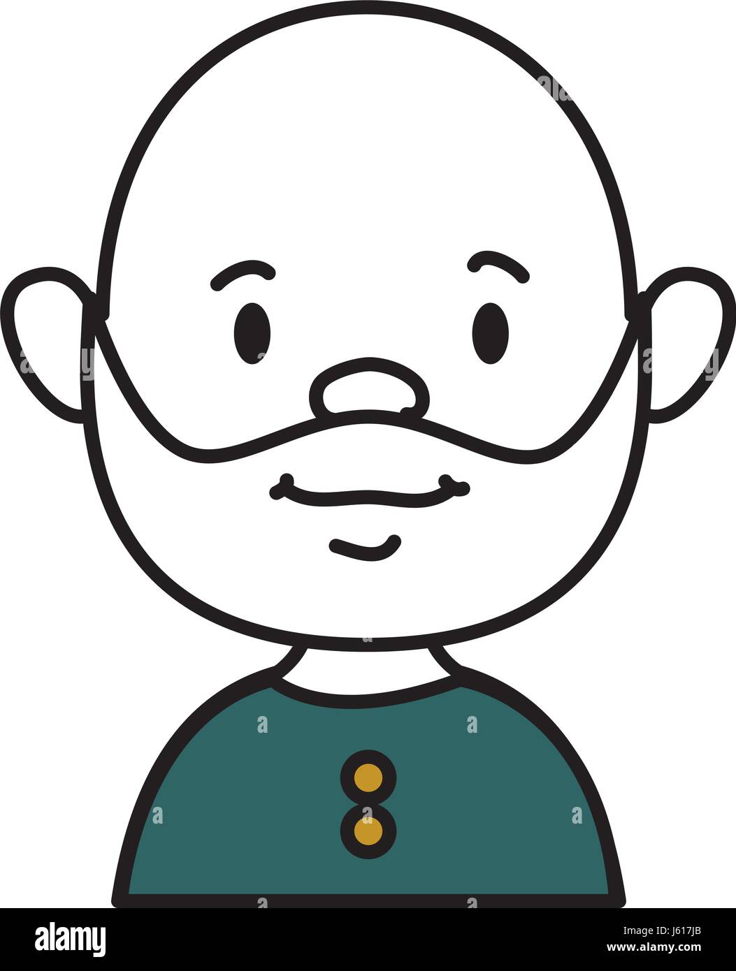 old man avatar character Stock Vector Image & Art - Alamy