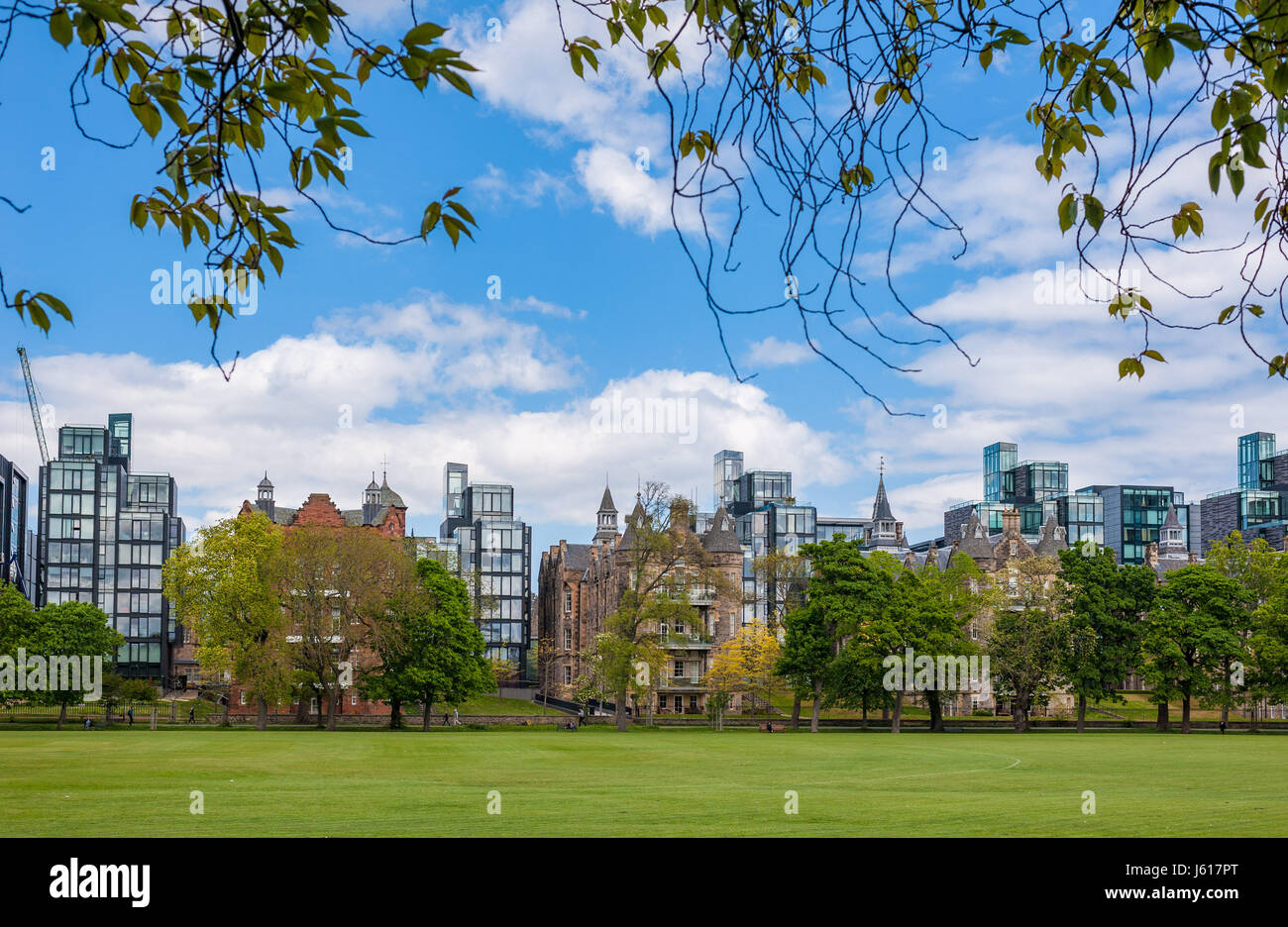 Old and modern buildings in Edinburgh, Scotland Stock Photo - Alamy