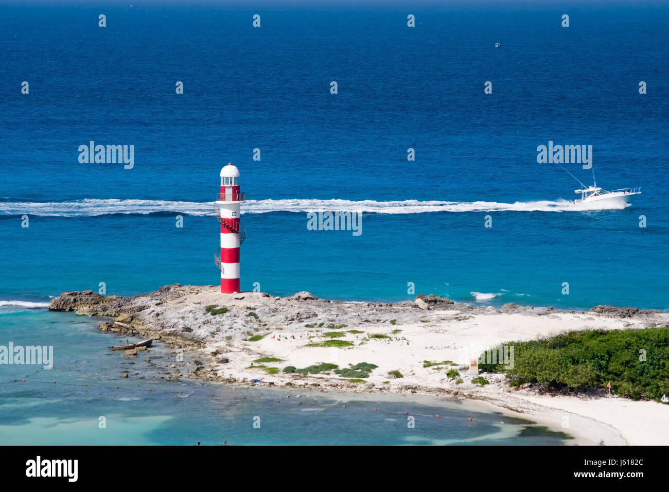 tropical salt water sea ocean water mexico lighthouse tropics light ...