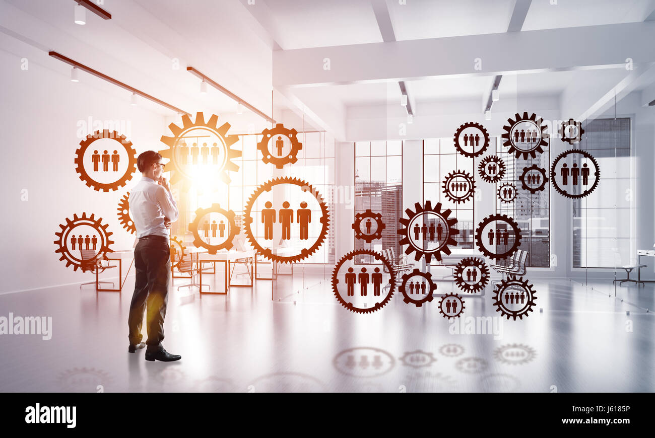 Networking and social communication concept as effective point for ...