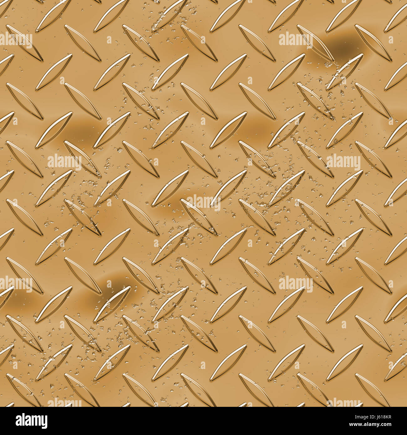 metal diamond pattern tile seamless gold construction plate build ...