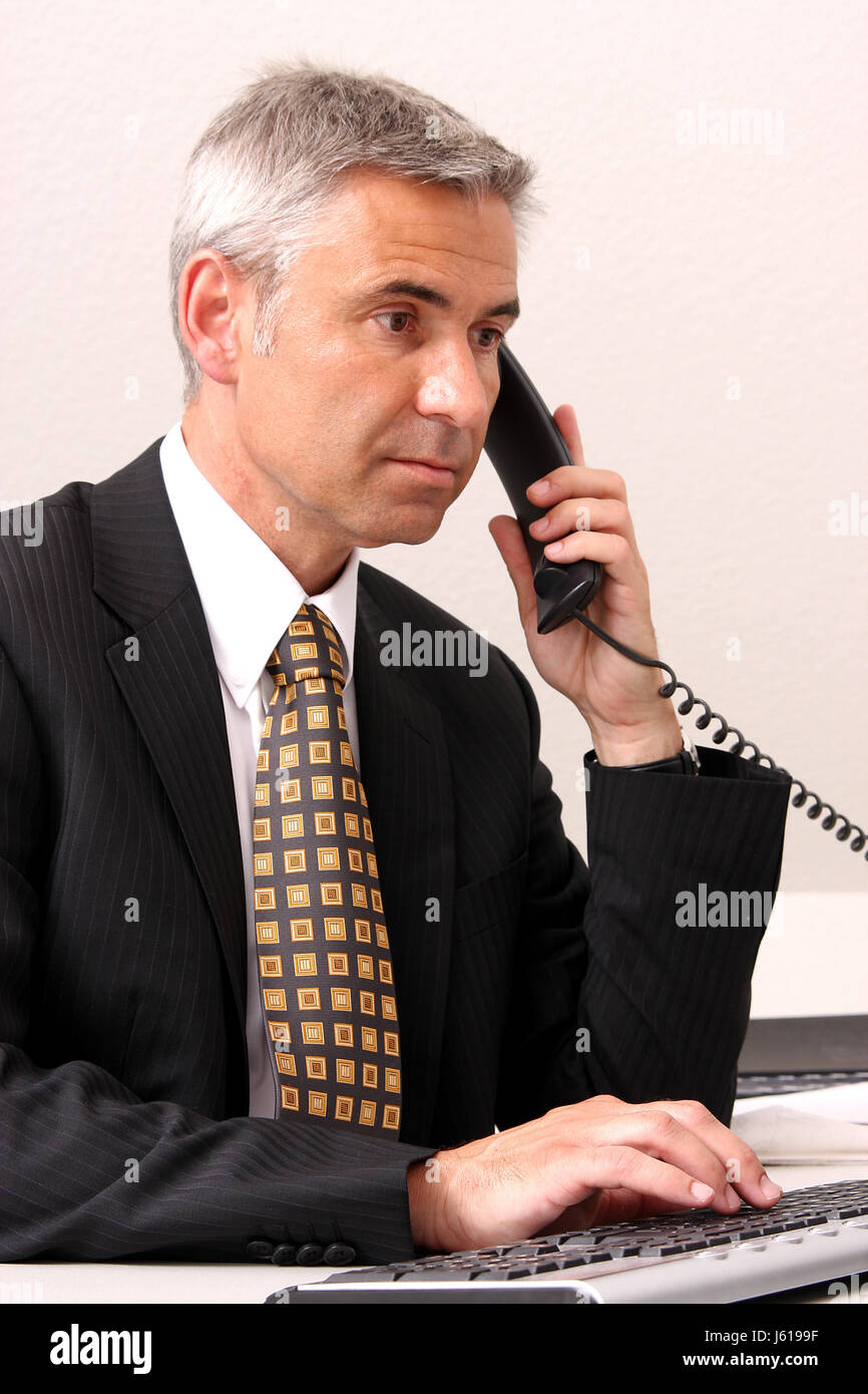 telephone phone office keyboard workplace business man businessman ...
