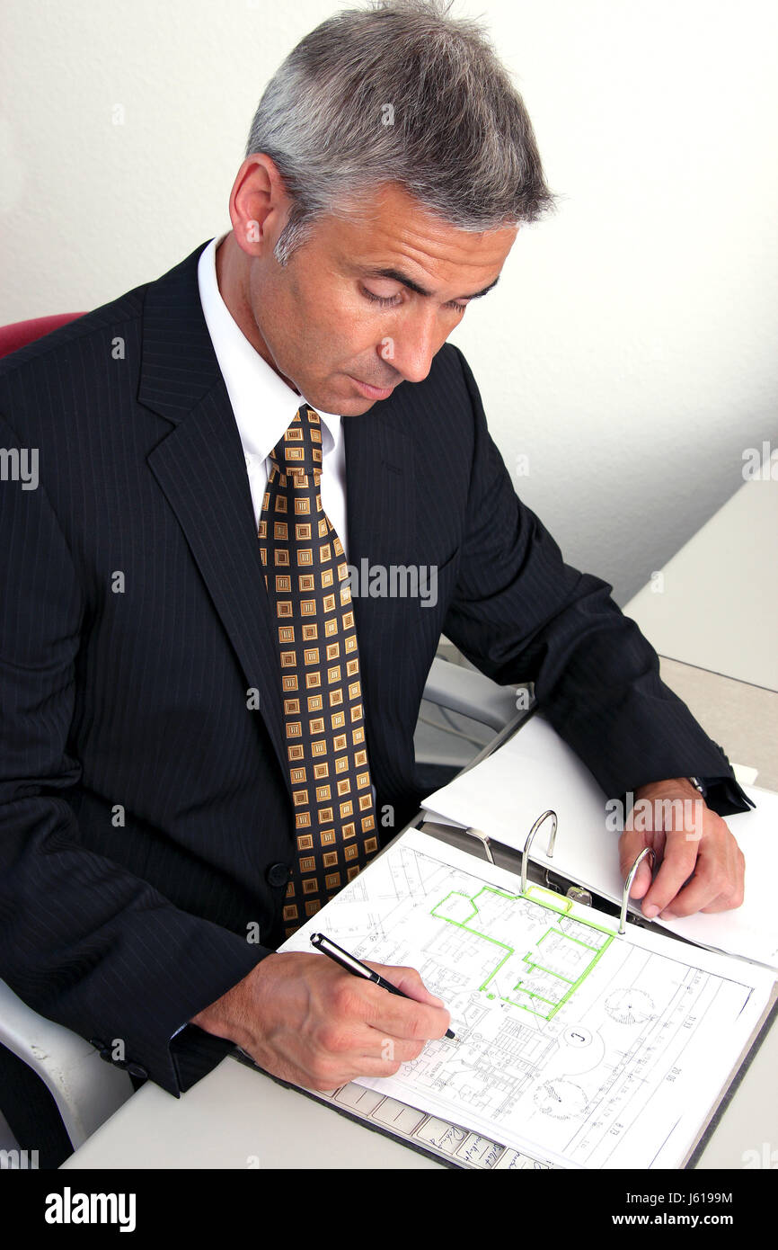 office desk workplace business man businessman correction revision ...