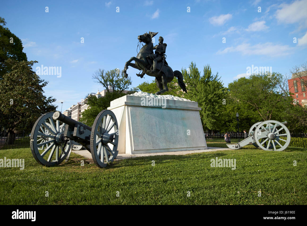 General Andrew Jackson statue lafayette park Washington DC USA Stock ...