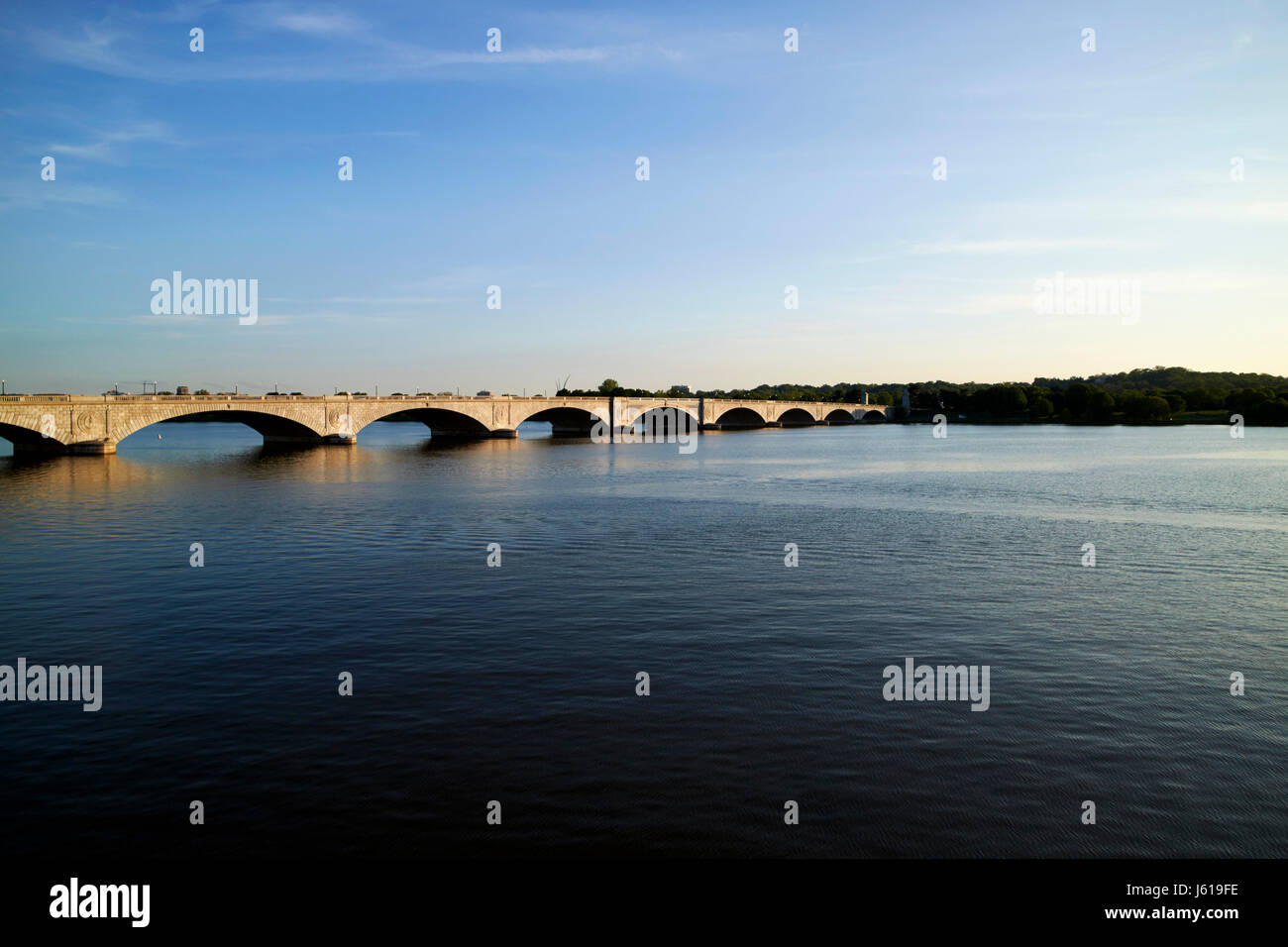 arlington memorial bridge and potomac river Washington DC USA Stock ...