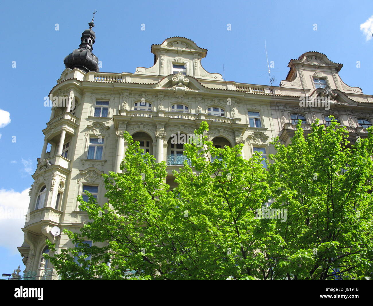 house building prague facade style of construction architecture ...