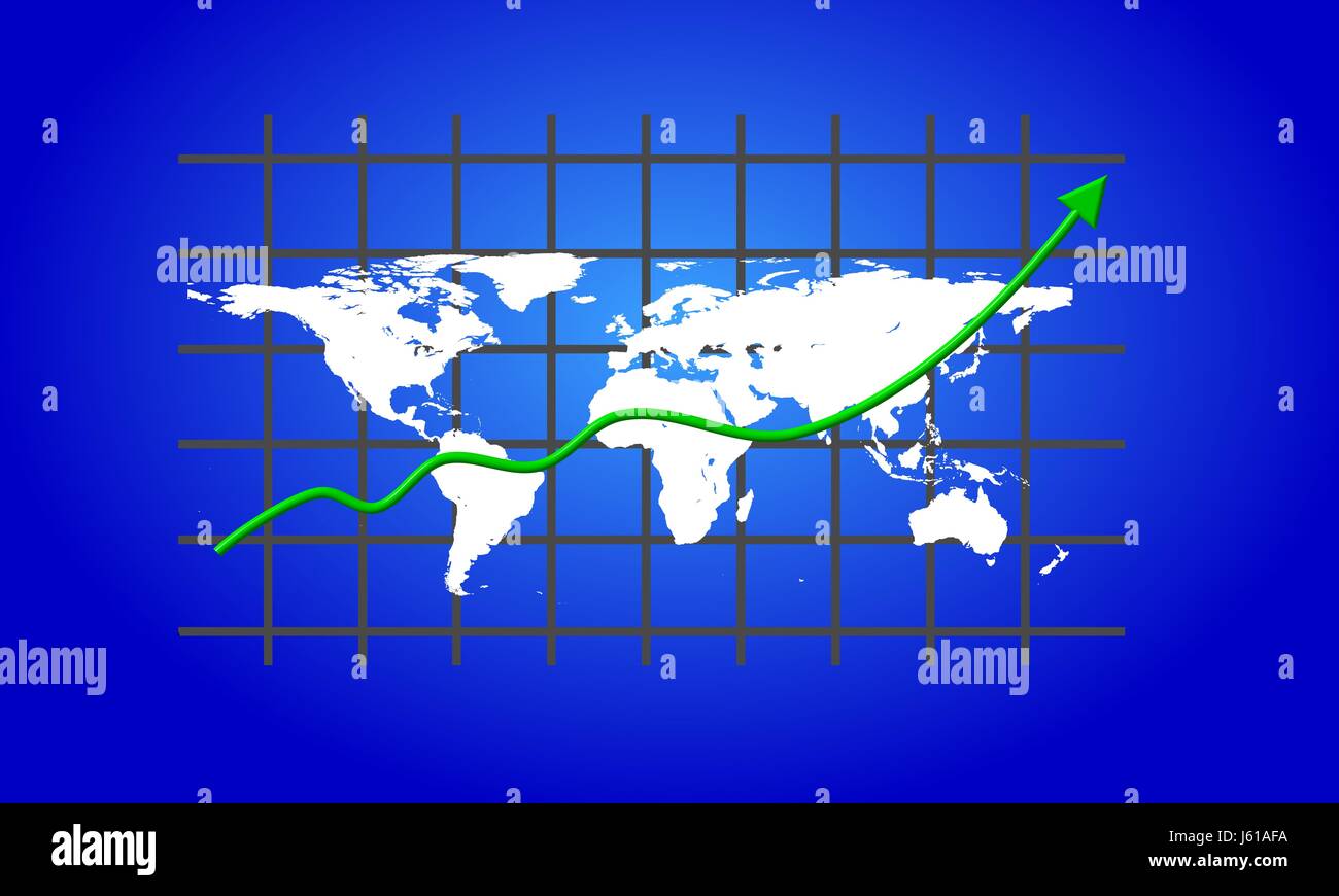 worldwide upswing bull market boom business dealings deal business ...