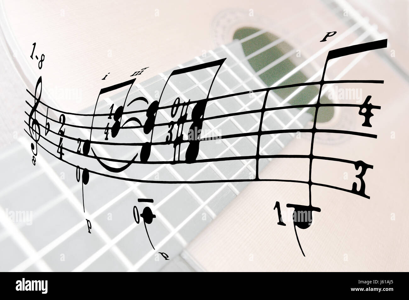 composition guitar notes treble clef music notes music composition ...