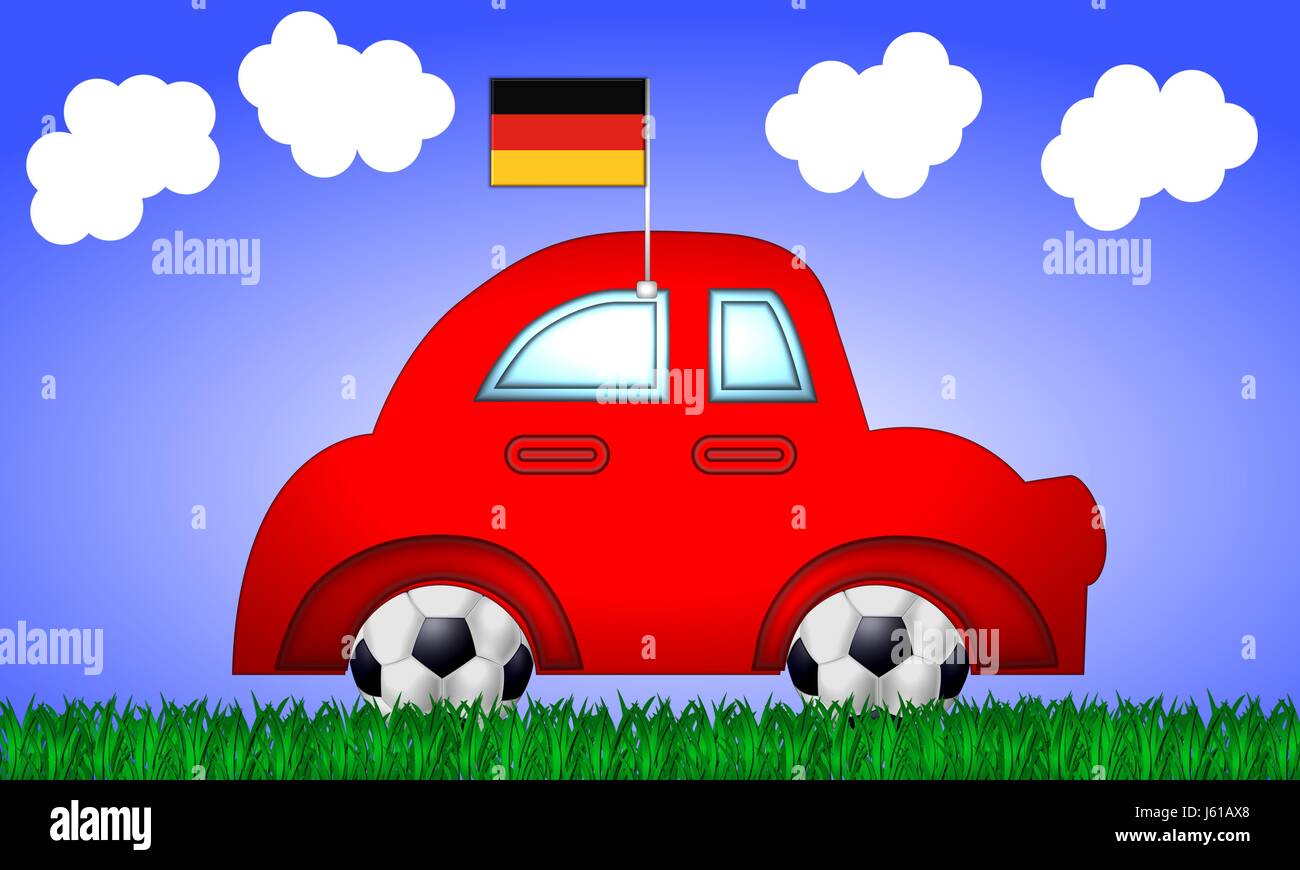 German flag car hi-res stock photography and images - Alamy