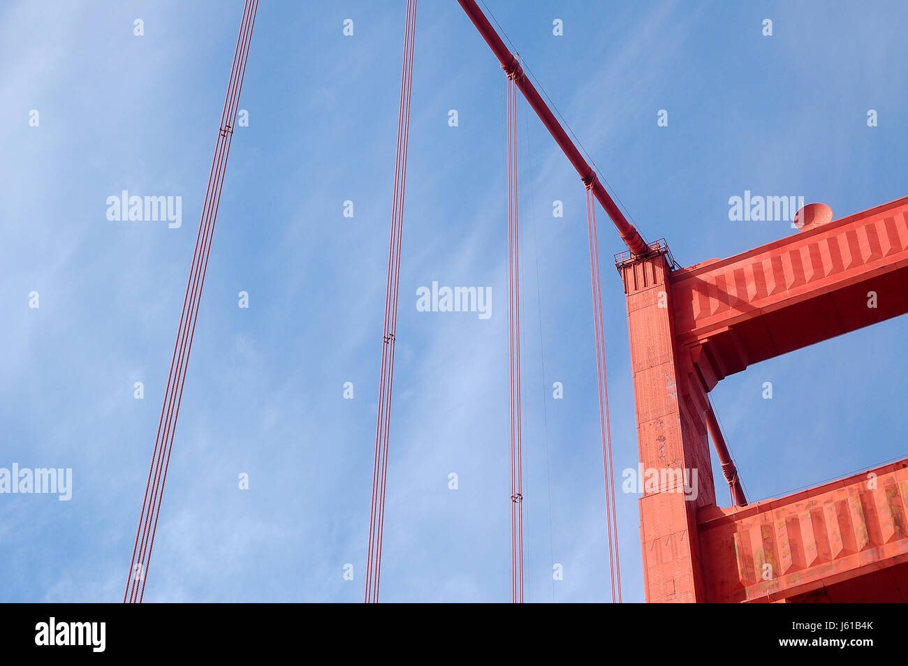 bridge golden suspension bridge stanchion gate ropes traffic ...