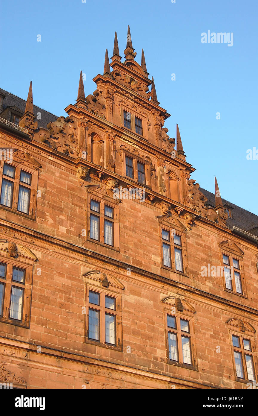 facade gable building of historic importance baroque sights bavaria ...