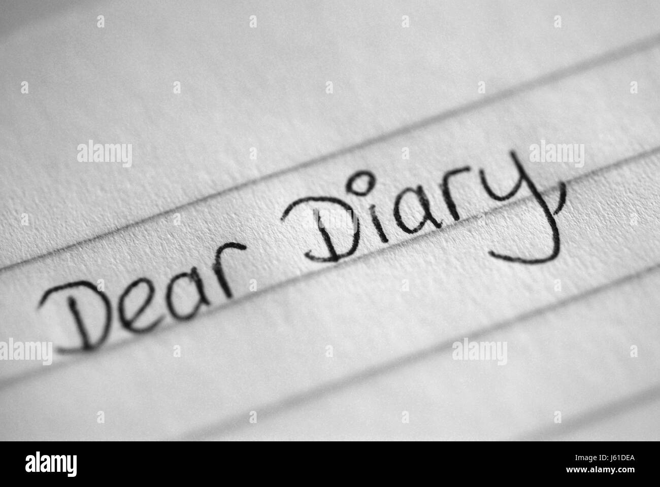 diary problem confession handwriting handwritten notepaper sheet of ...
