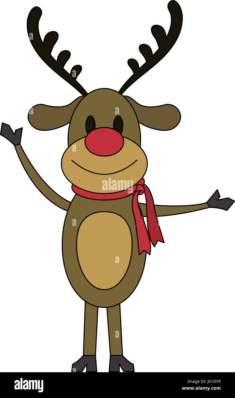 Deer full body Stock Vector Images - Alamy