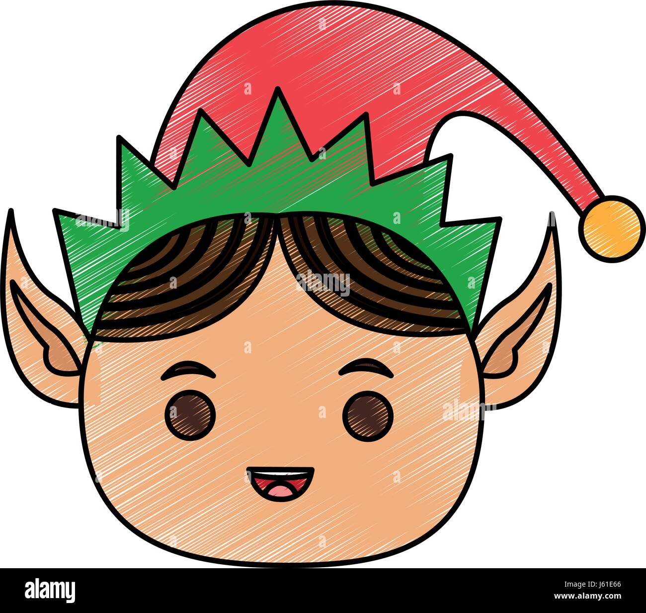 Elf Hat Drawing High Resolution Stock Photography and Images - Alamy