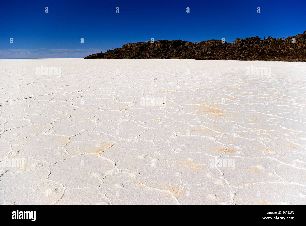 blue south america salt lake bolivia firmament sky salt water sea ocean ...