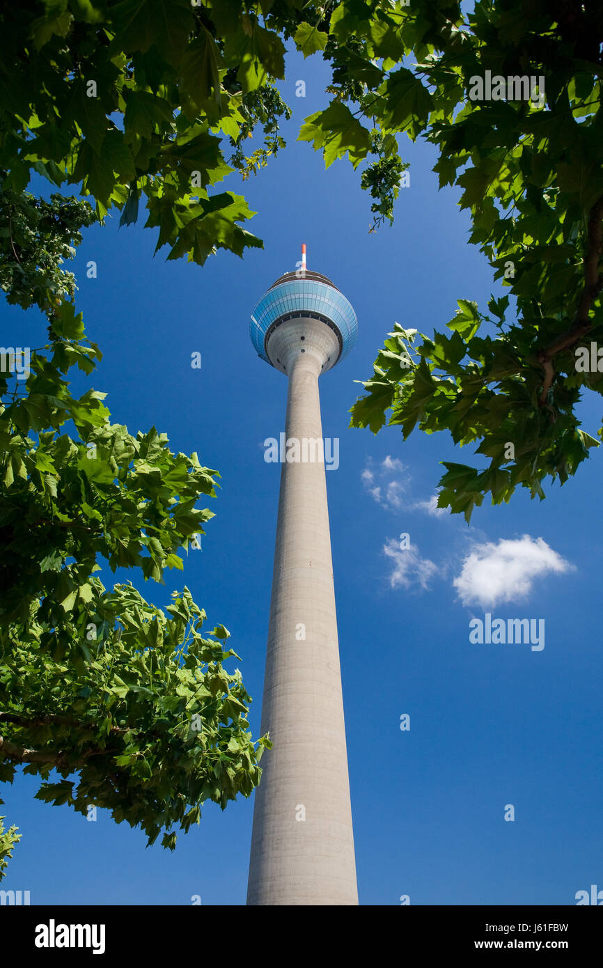 rhine tower - dusseldorf Stock Photo - Alamy