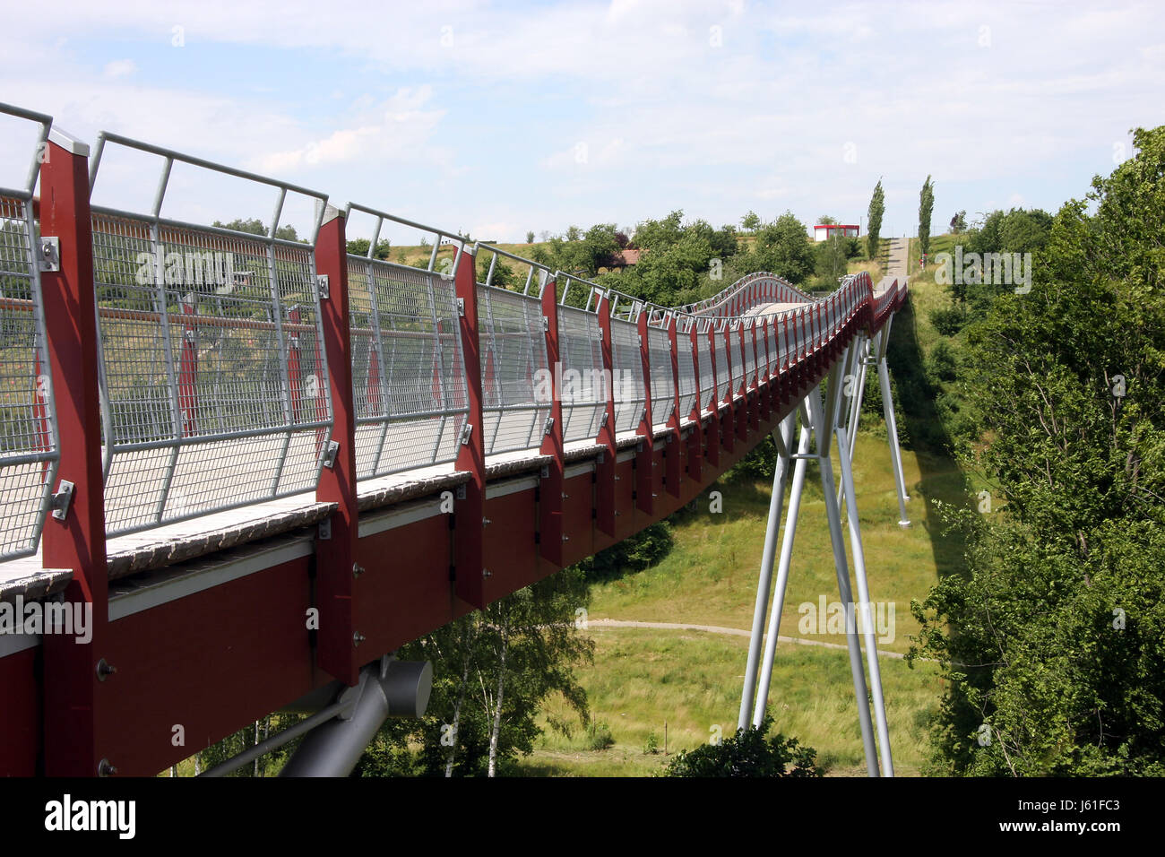 stress ribbon bridge Stock Photo - Alamy