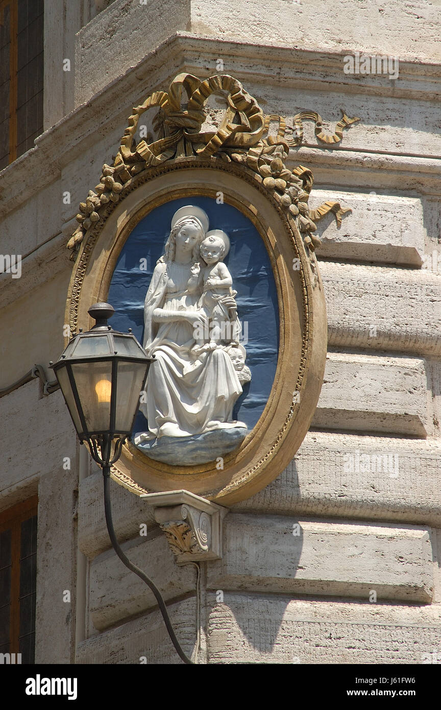 marie statue in rome Stock Photo - Alamy