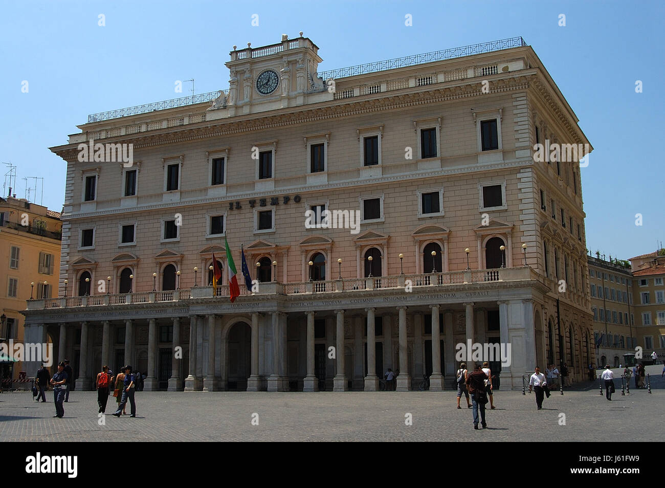 newspaper journal Rome roma building of historic importance italy ...
