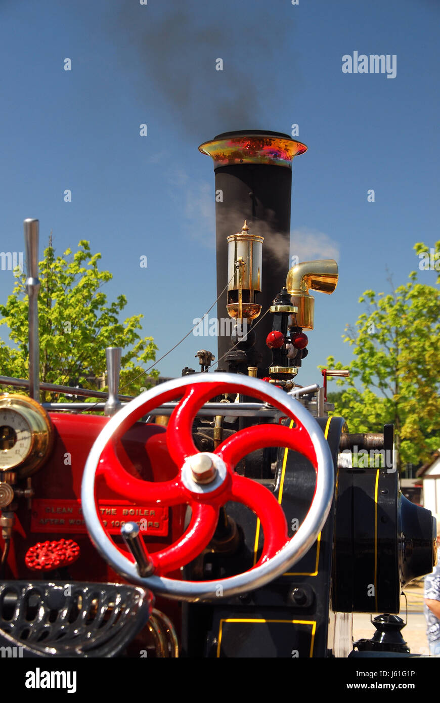 industrial steam steamer coal steam-engine tractor dampf rauch ...
