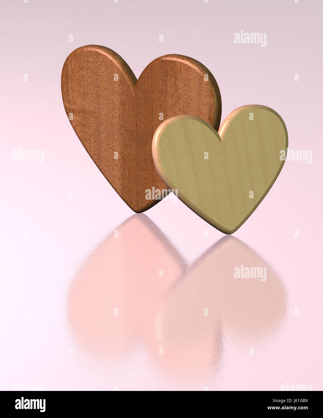 Two hearts hi-res stock photography and images - Alamy