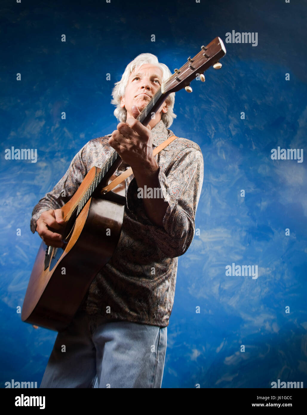 male masculine musician guitar handsome guitarist performer acoustic ...