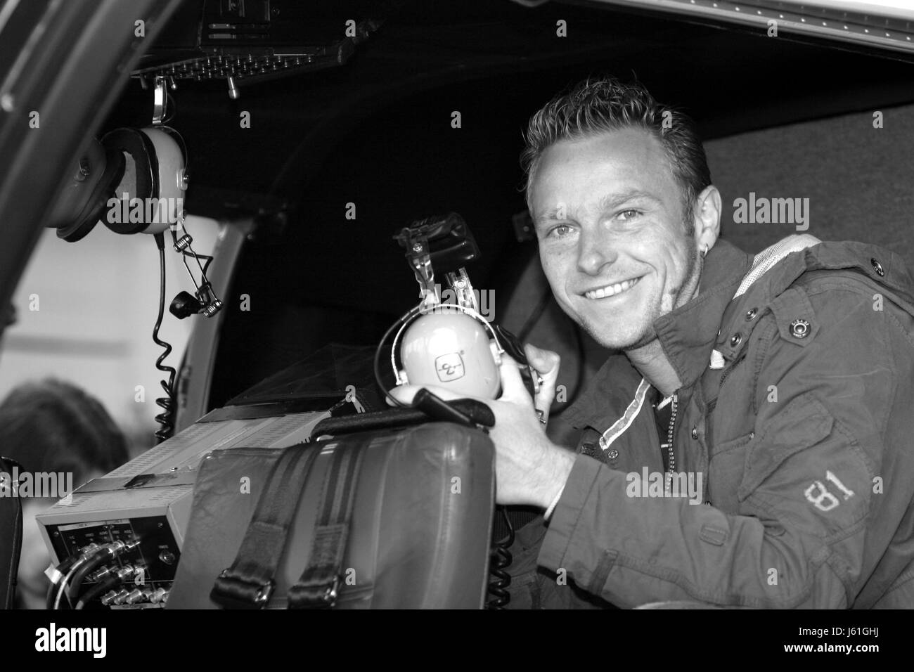 face portrait upper part of the body pilot helicopter man head male ...