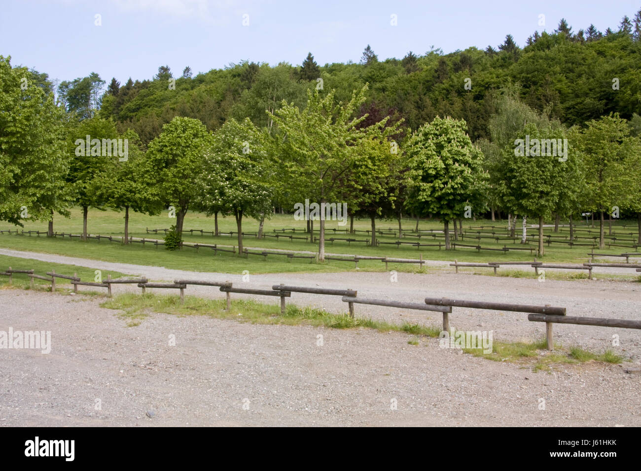 Parking lot railing hi-res stock photography and images - Alamy