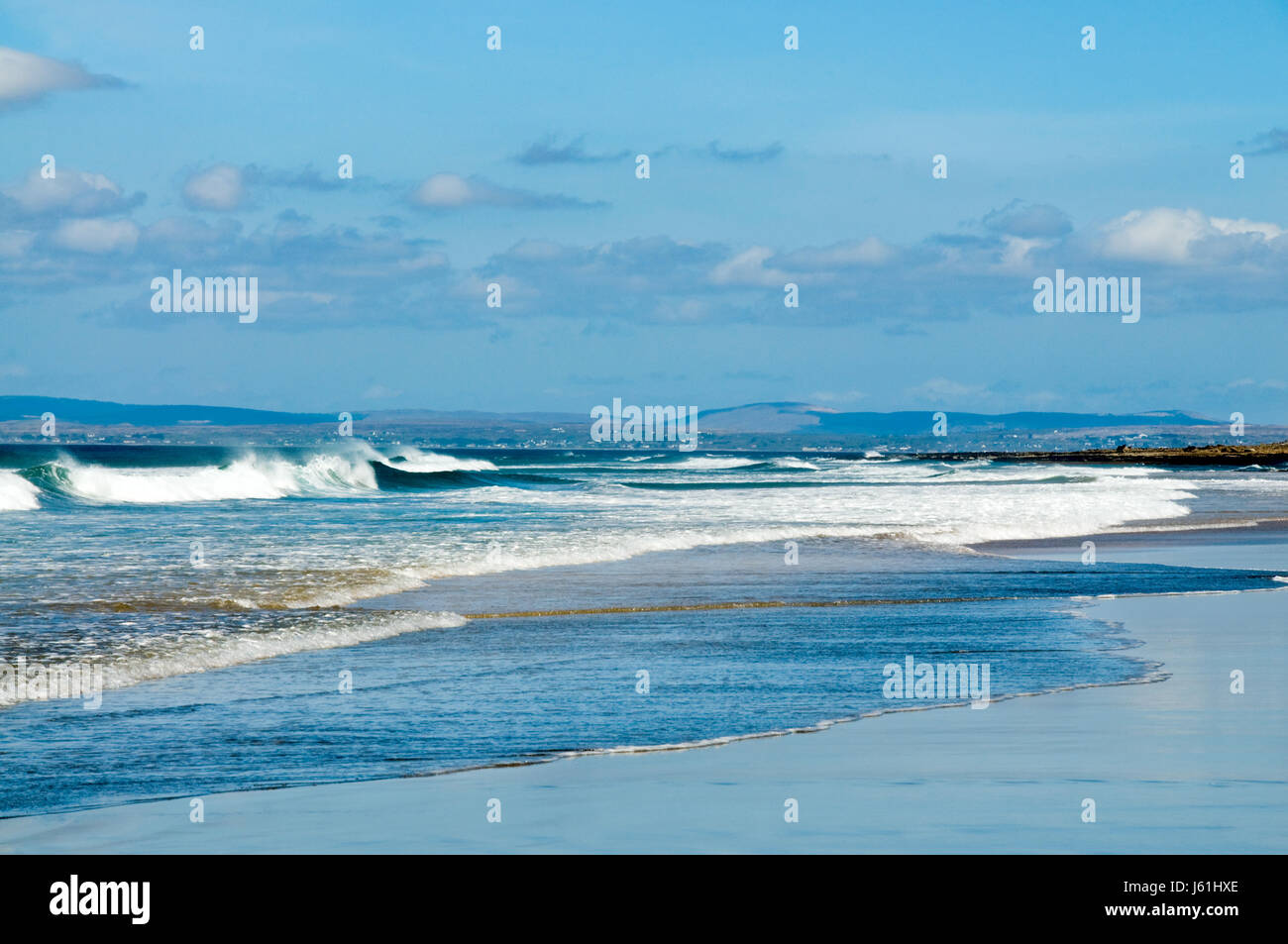 beach seaside the beach seashore wave ireland salt water sea ocean ...