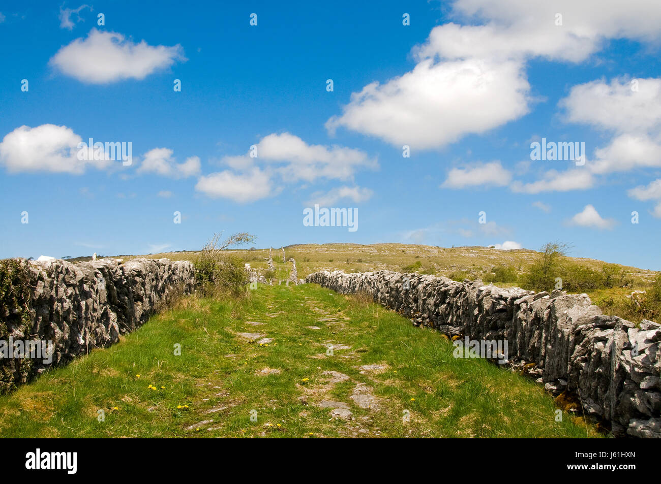 stone wall ireland stonewall path way historical stone cloud wall ...