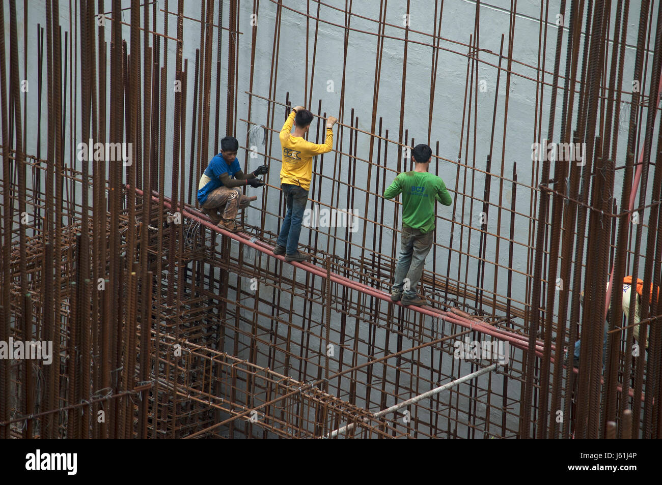 Construction site, Manila, Philippines, Asia Stock Photo - Alamy