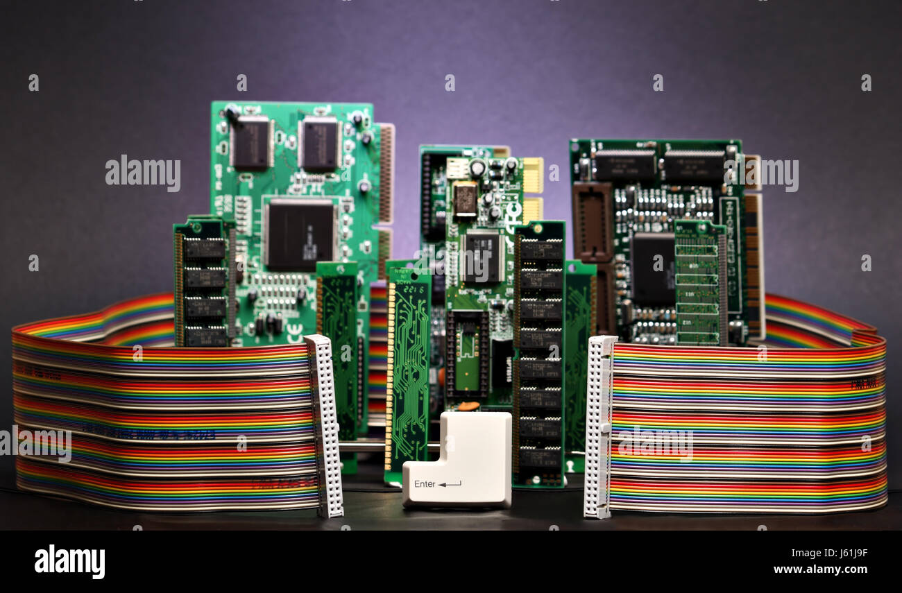 Computer era technology hi-res stock photography and images - Alamy