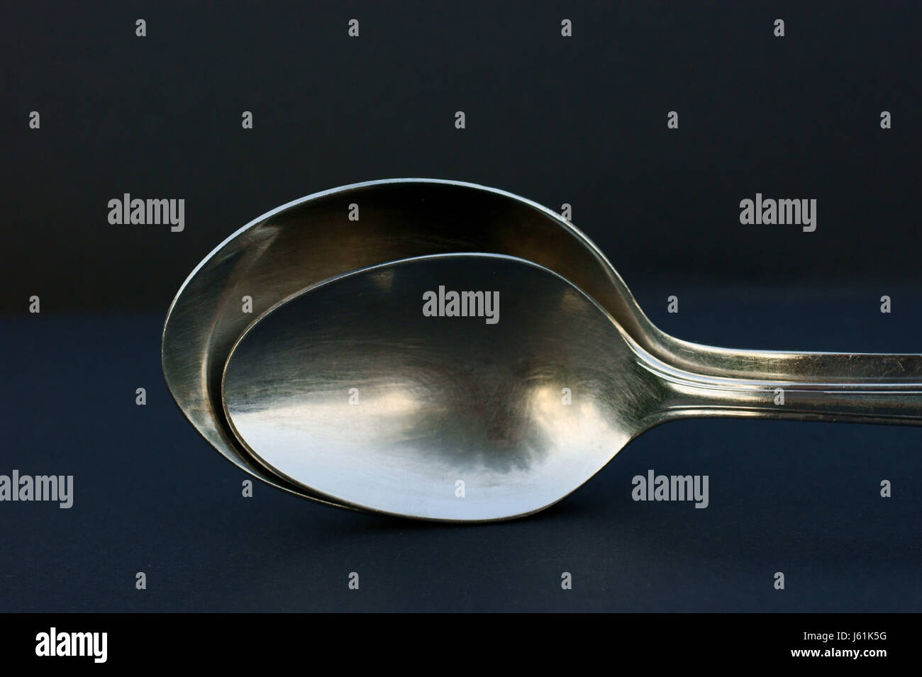 Silver tablespoon hi-res stock photography and images - Alamy