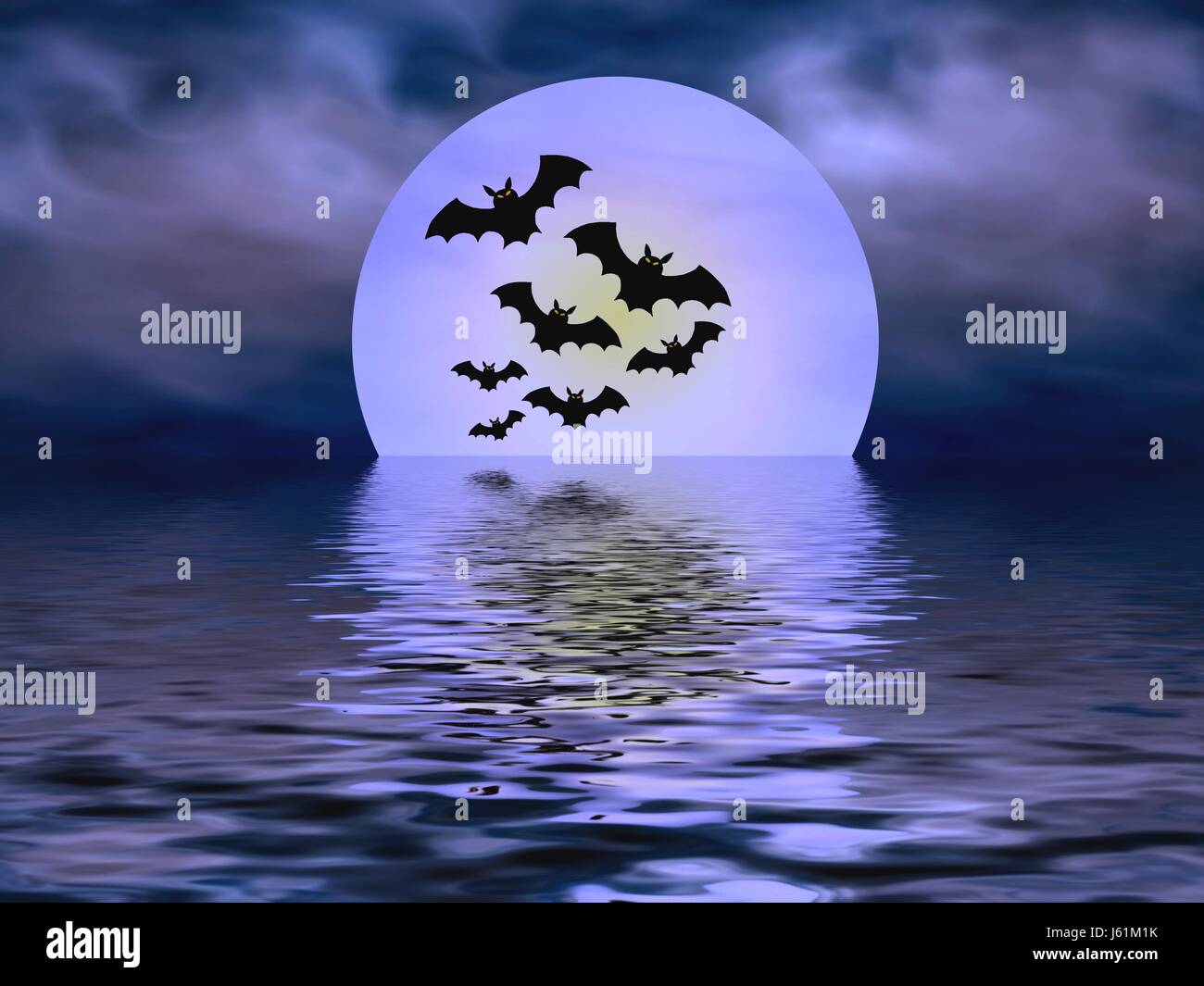 Bats swarm night sky hi-res stock photography and images - Alamy