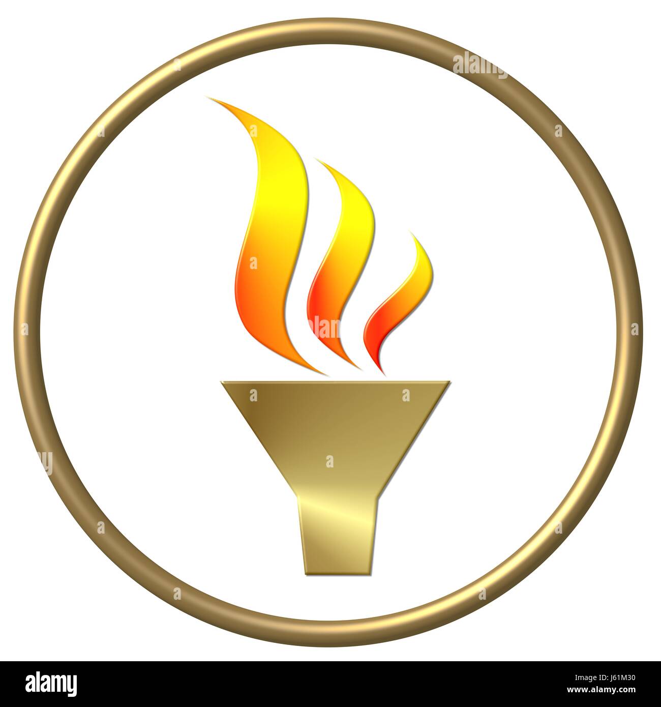 fire conflagration circle torch olympics pictogram symbol pictograph ...