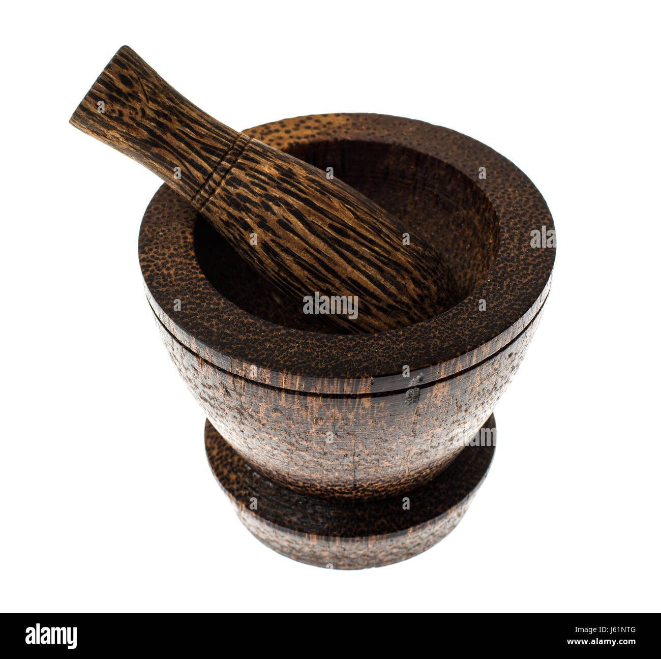 Mortar for grinding spices and herbs on white background. Studio Photo ...