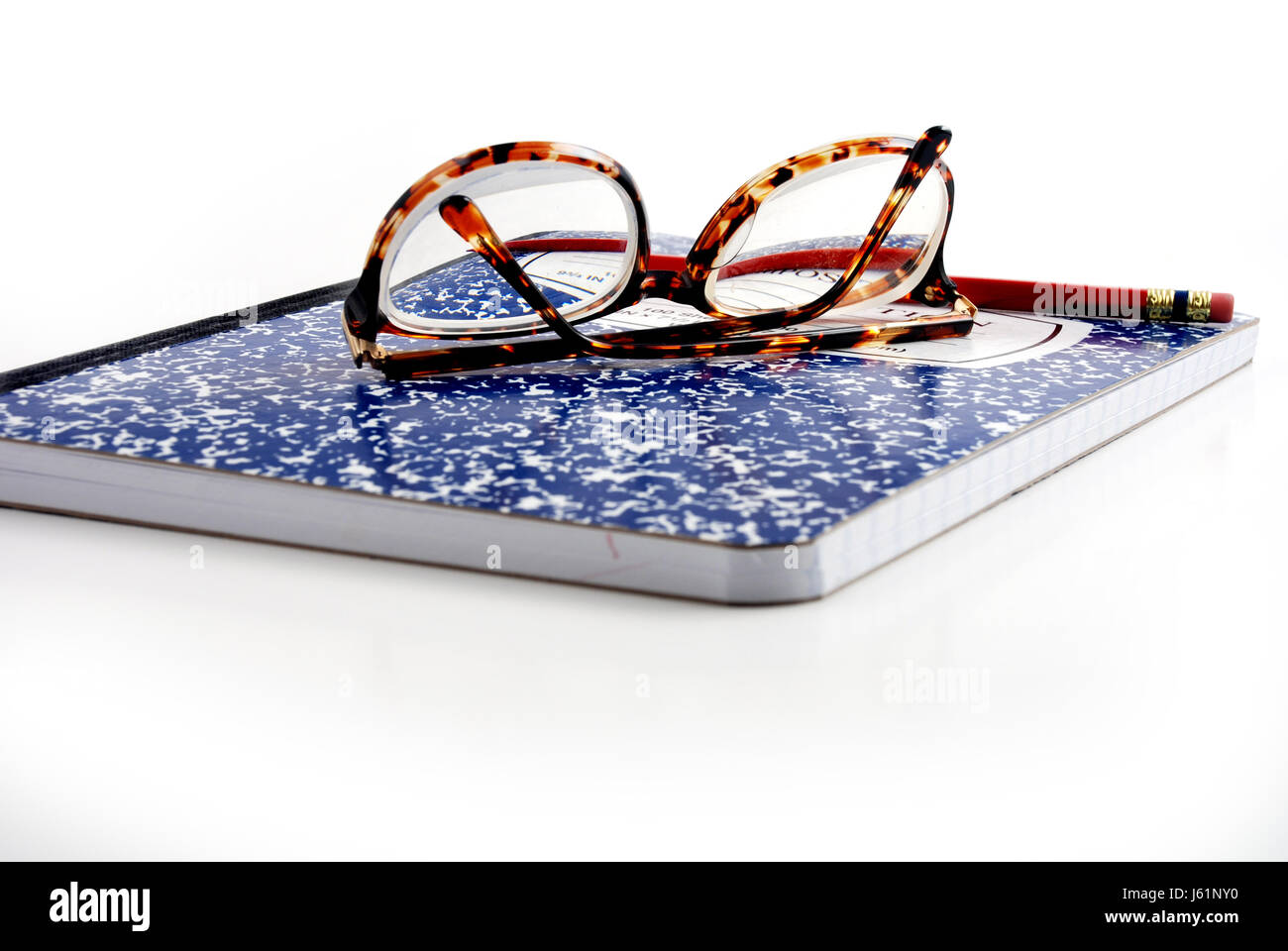 spectacles glasses eyeglasses notebook study note memo write wrote ...