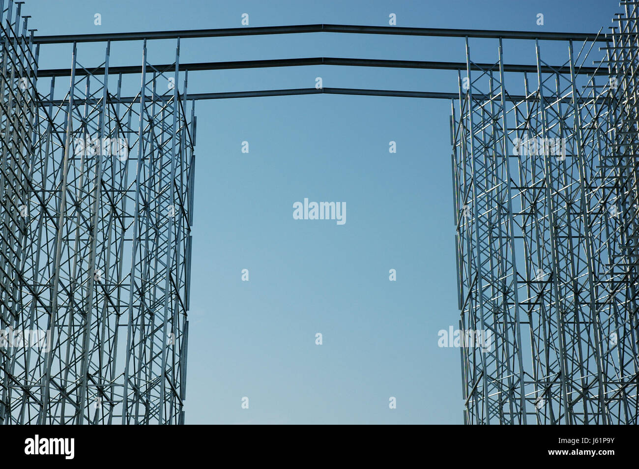 high-bay warehouse under construction Stock Photo - Alamy