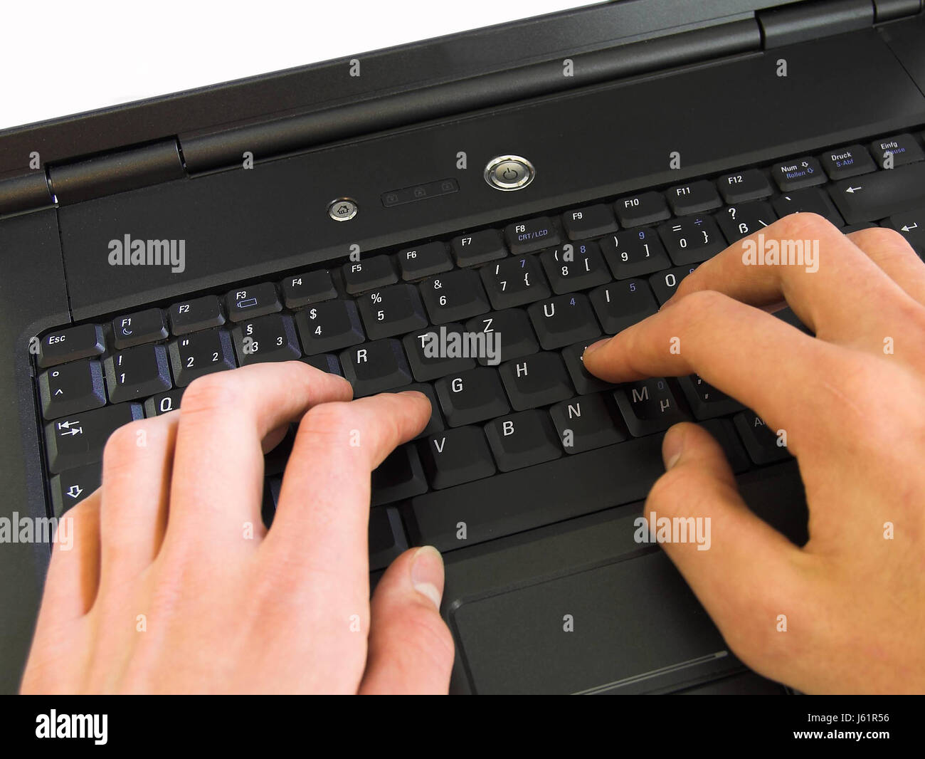 laptop notebook computers computer hand hands keyboard grope letter ...