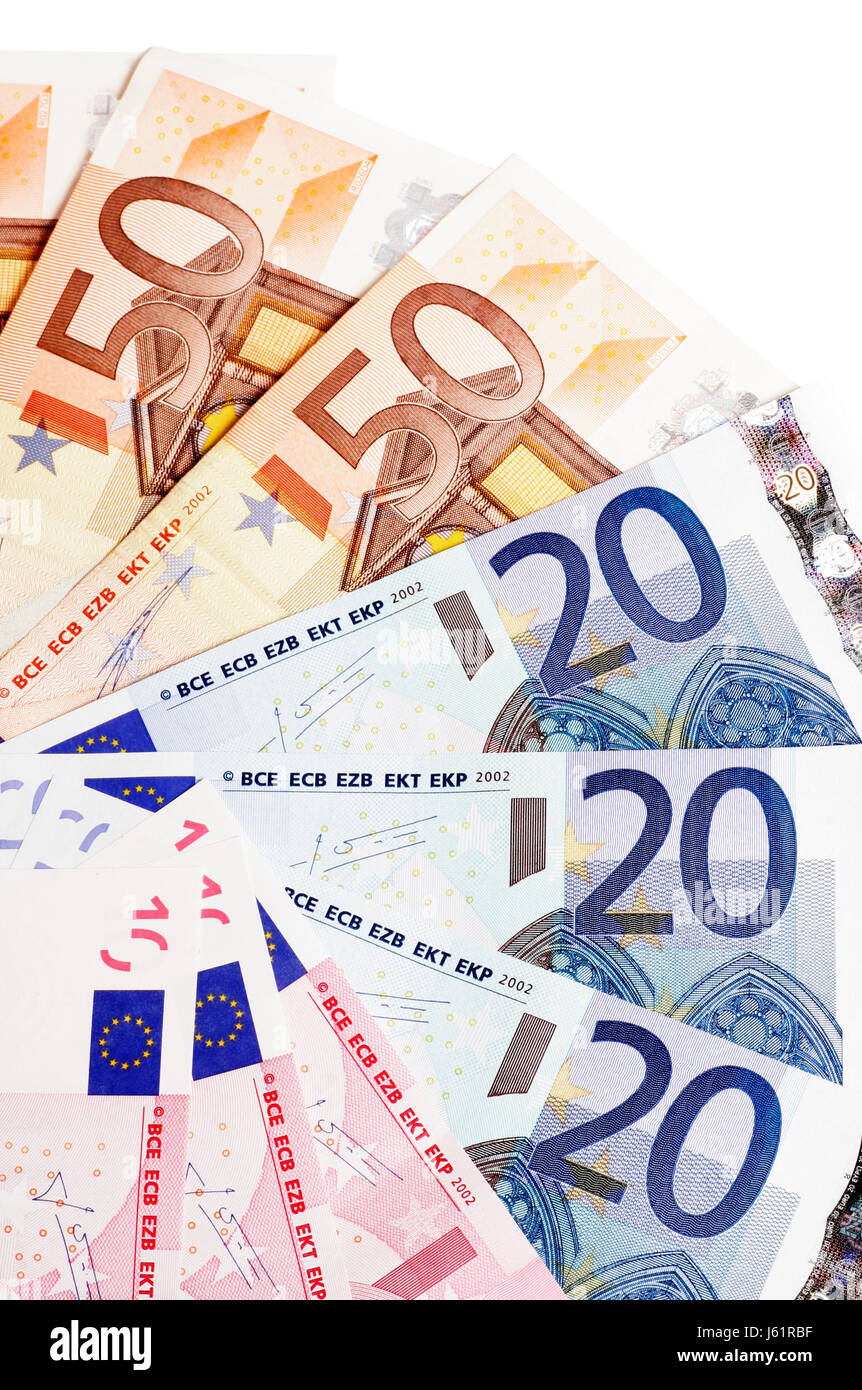 blank european caucasian euro notes money blue note memo macro close-up ...