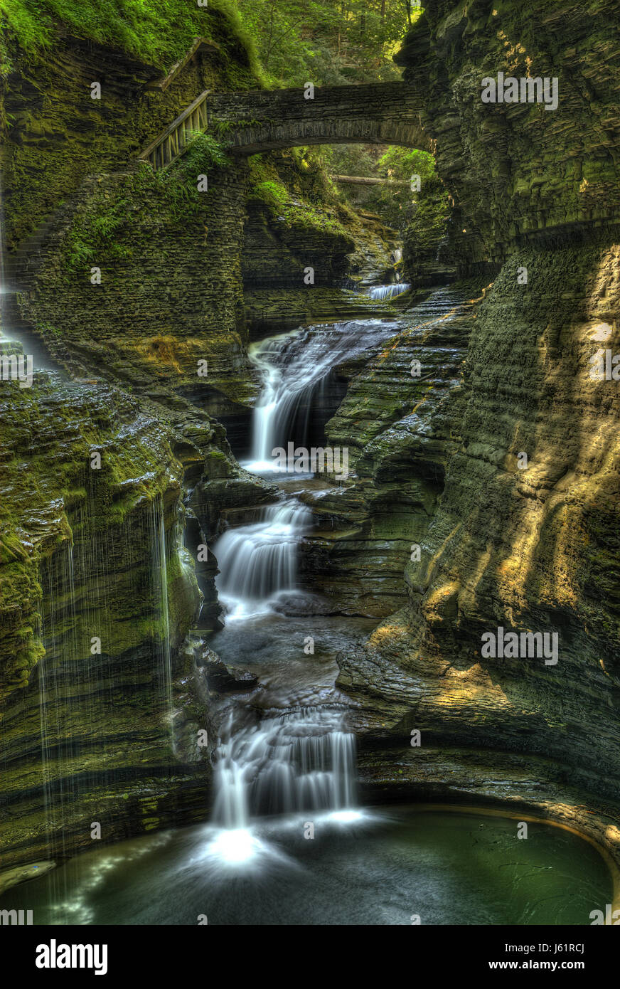 stairs park usa stream steps stairs waters park usa stream waterfall ...