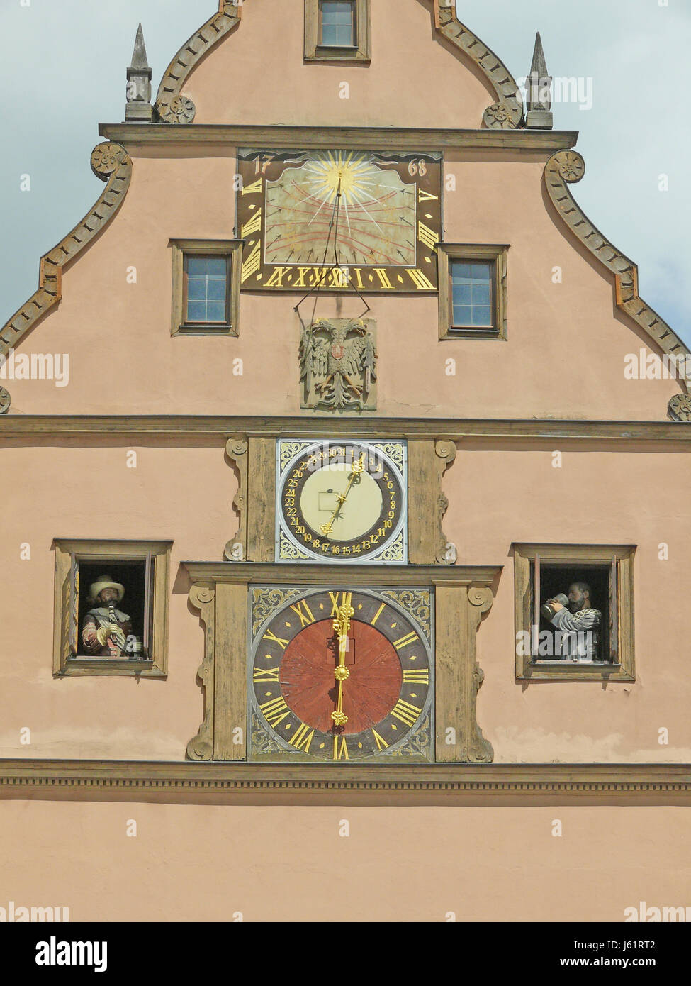 Rothenburg meistertrunk clock hi-res stock photography and images - Alamy