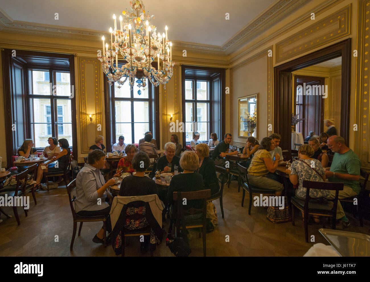 Austria, Vienna, Demel cafe, interior Stock Photo - Alamy