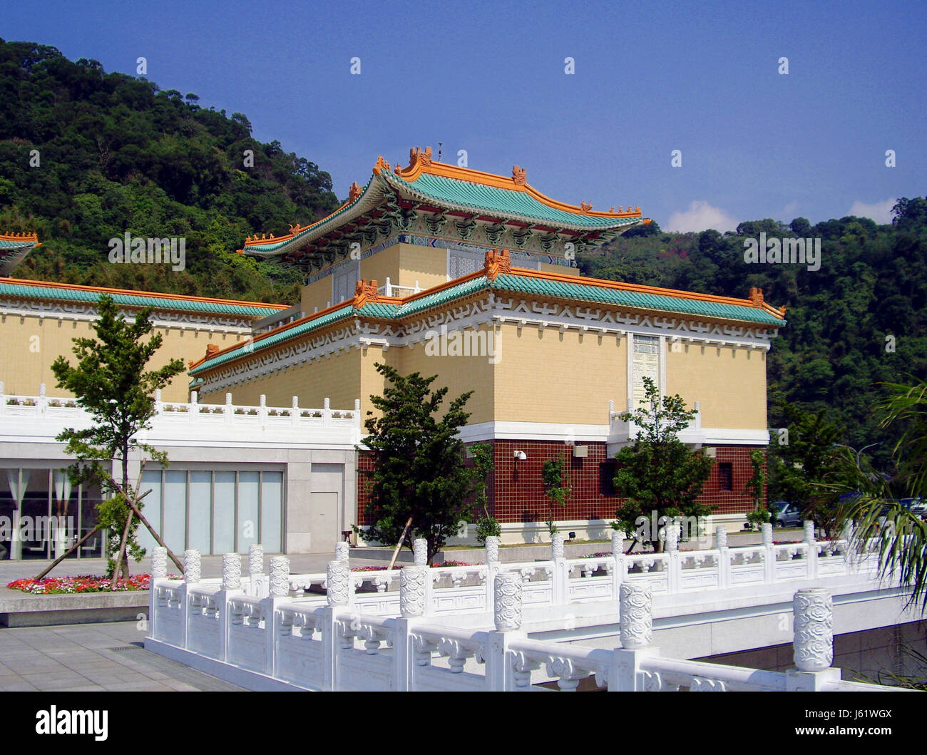 museum pagoda taiwan palace national china house building asia asiatic ...