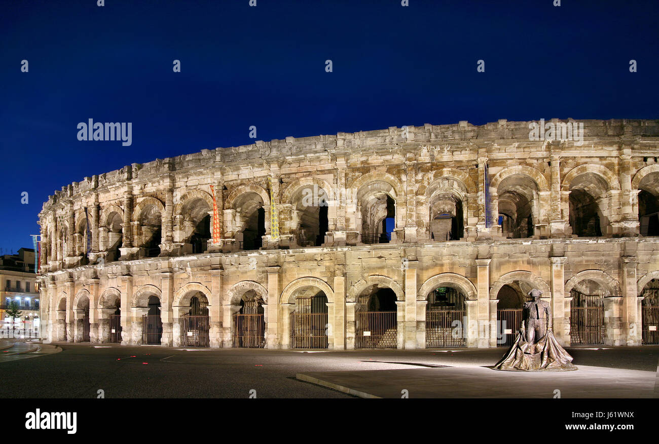 france antiquity arena roman amphitheater amphitheatre historical city ...