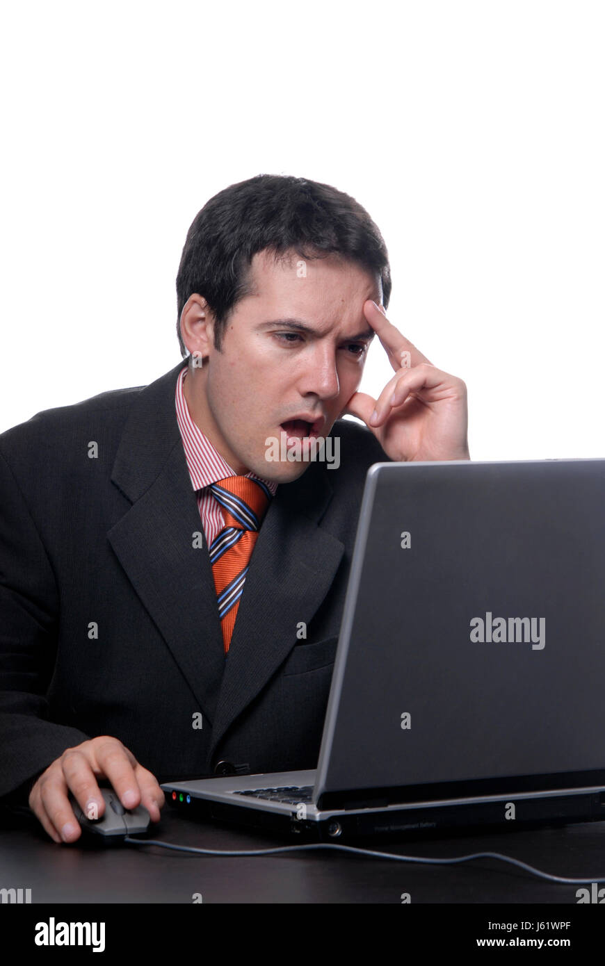 laptop notebook computers computer business man businessman raving ...