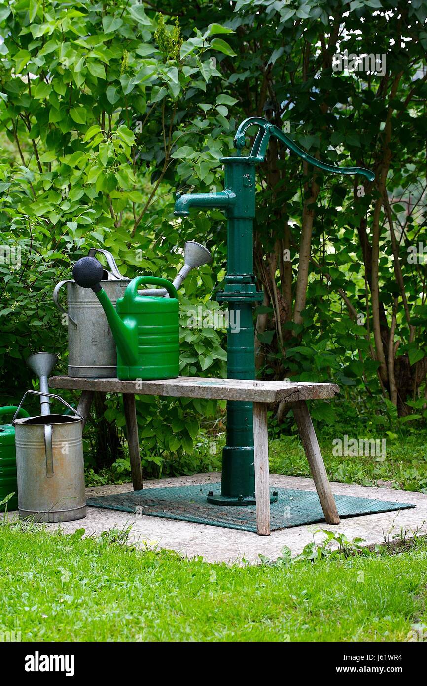 groundwater wells with pump Stock Photo - Alamy