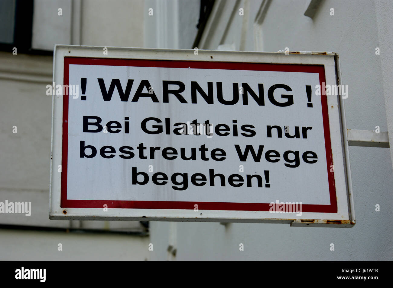 sign signal danger winter ice smooth warning glazed frost slip sign ...