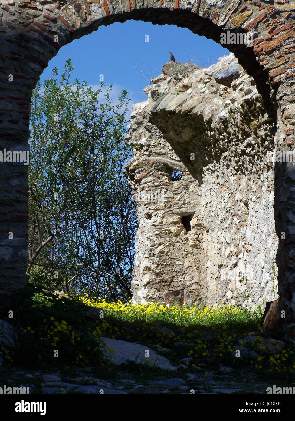 ruin in mistra Stock Photo - Alamy